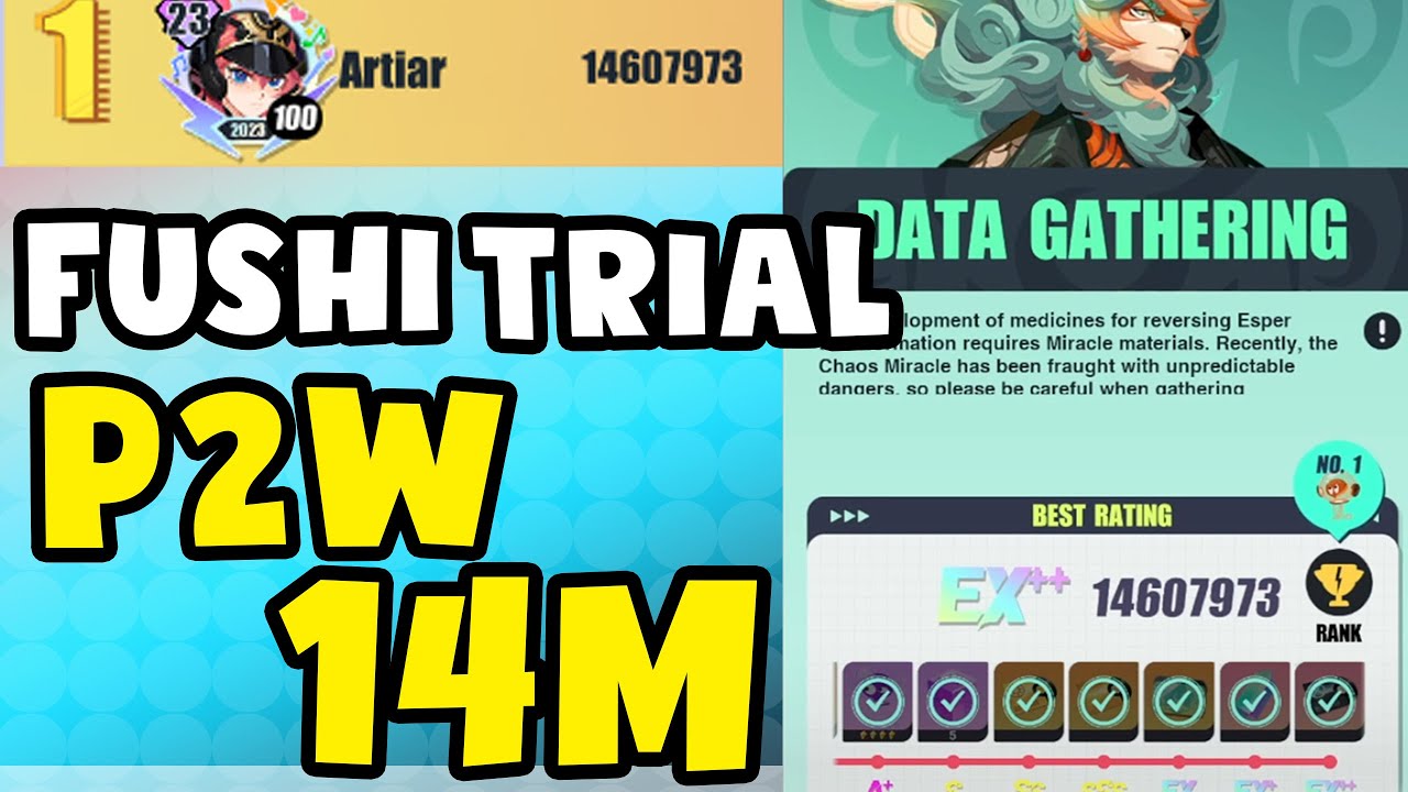 FU SHI TRIAL P2W 14.6M WITH R0 FUSHI | DATA GATHERING | DISLYTE - YouTube