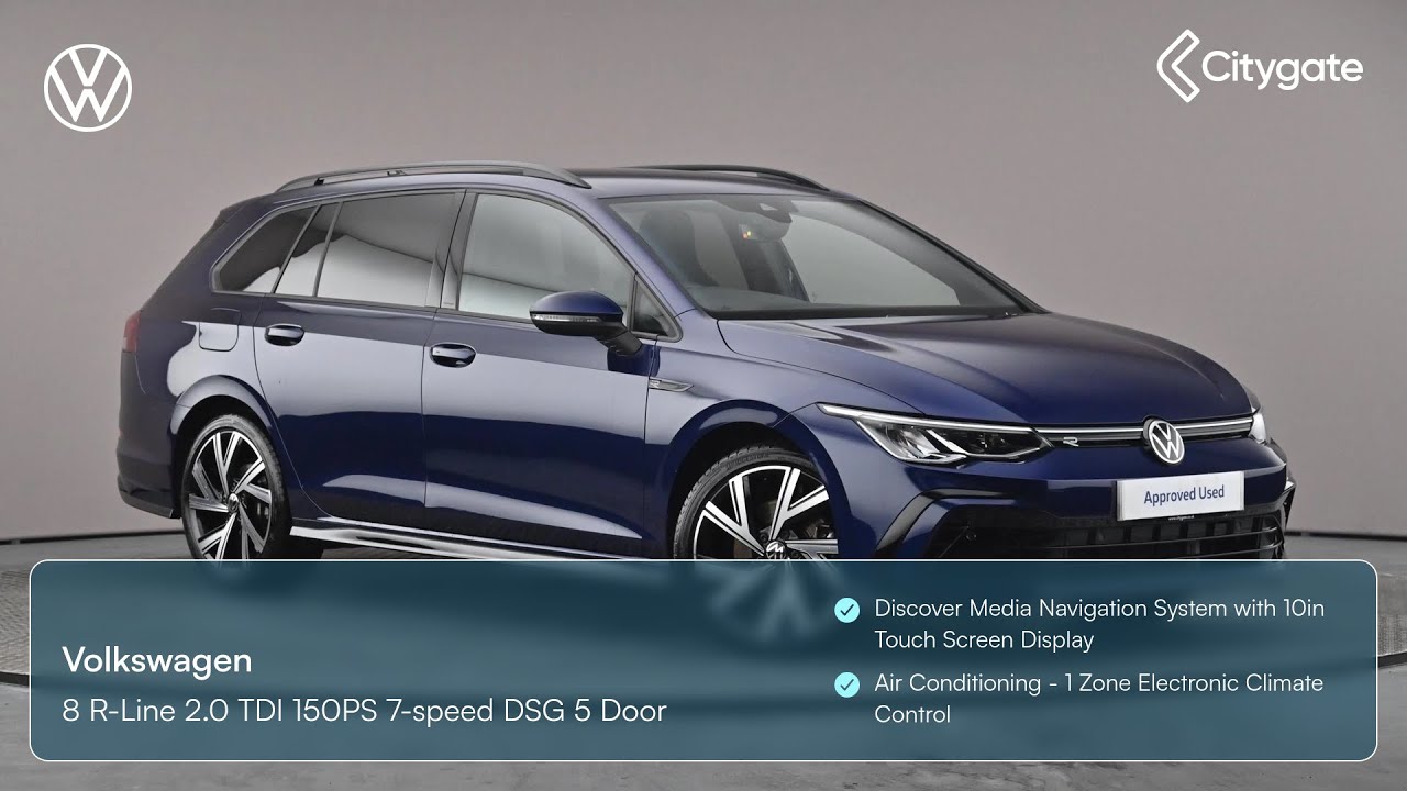 Volkswagen Golf Estate - 8 R-Line 2.0 TDI 150PS 7-speed DSG 5 Door ...