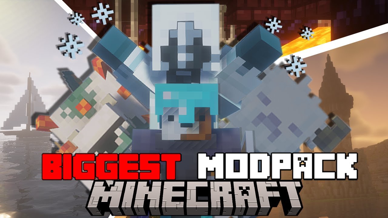 Playing Minecraft's BIGGEST MODPACK! | Minecraft Funny Moments - YouTube
