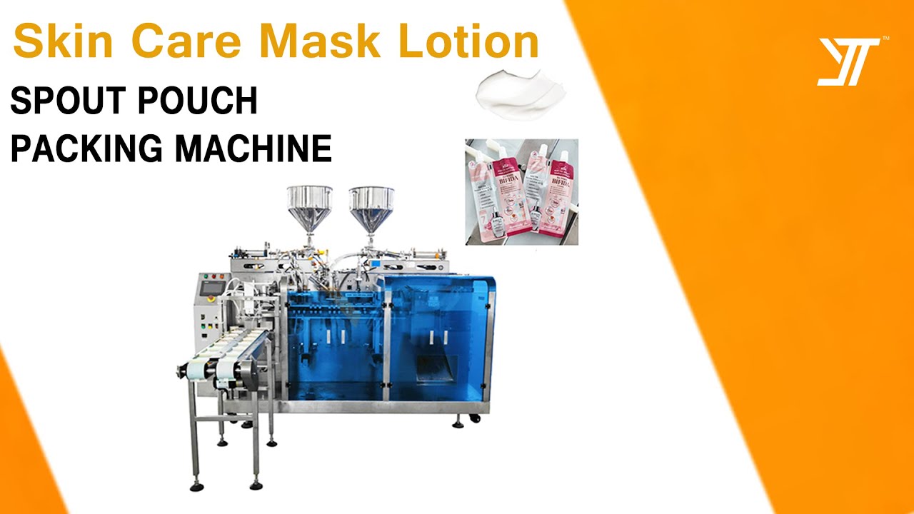 210 skin care facial mask emulsion double bag suction mouth bag premade ...