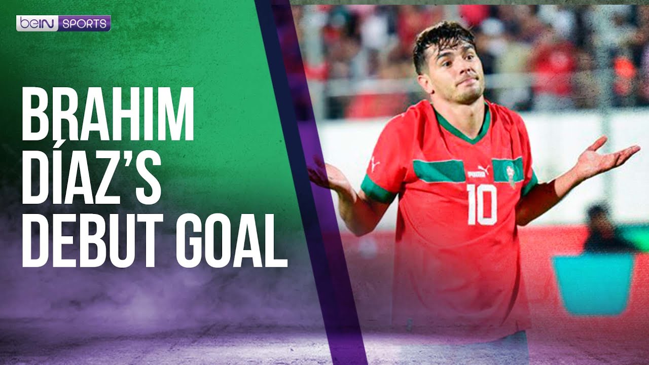 Real Madrid’s Brahim Díaz Scores His Debut Goal for Morocco - YouTube