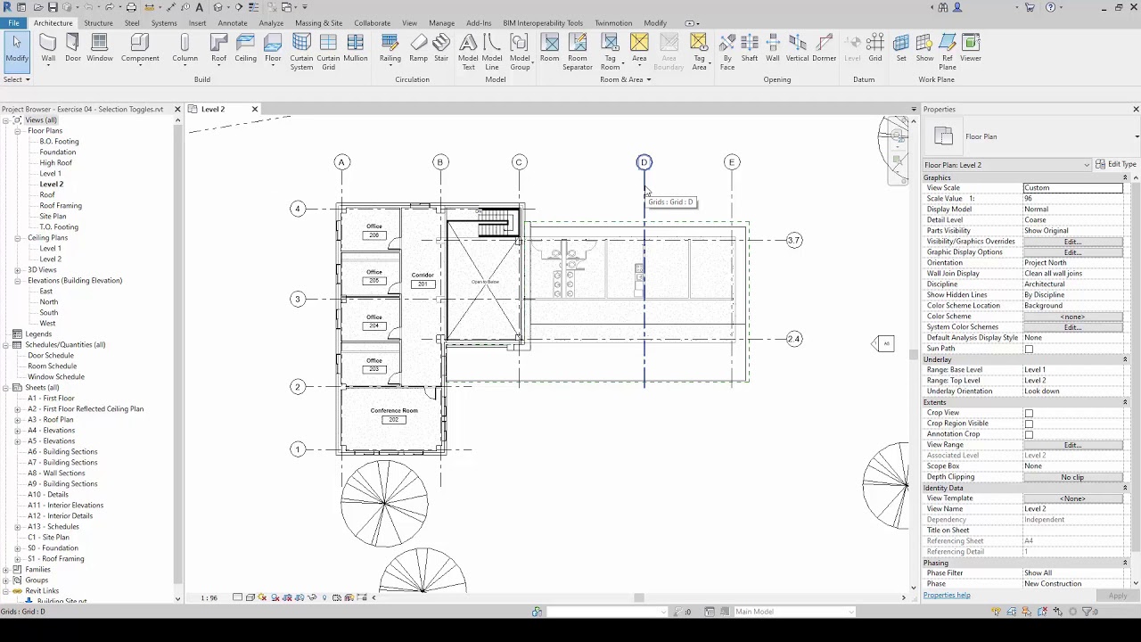 How to Make Objects Selectable and Non-Selectable in Revit - YouTube