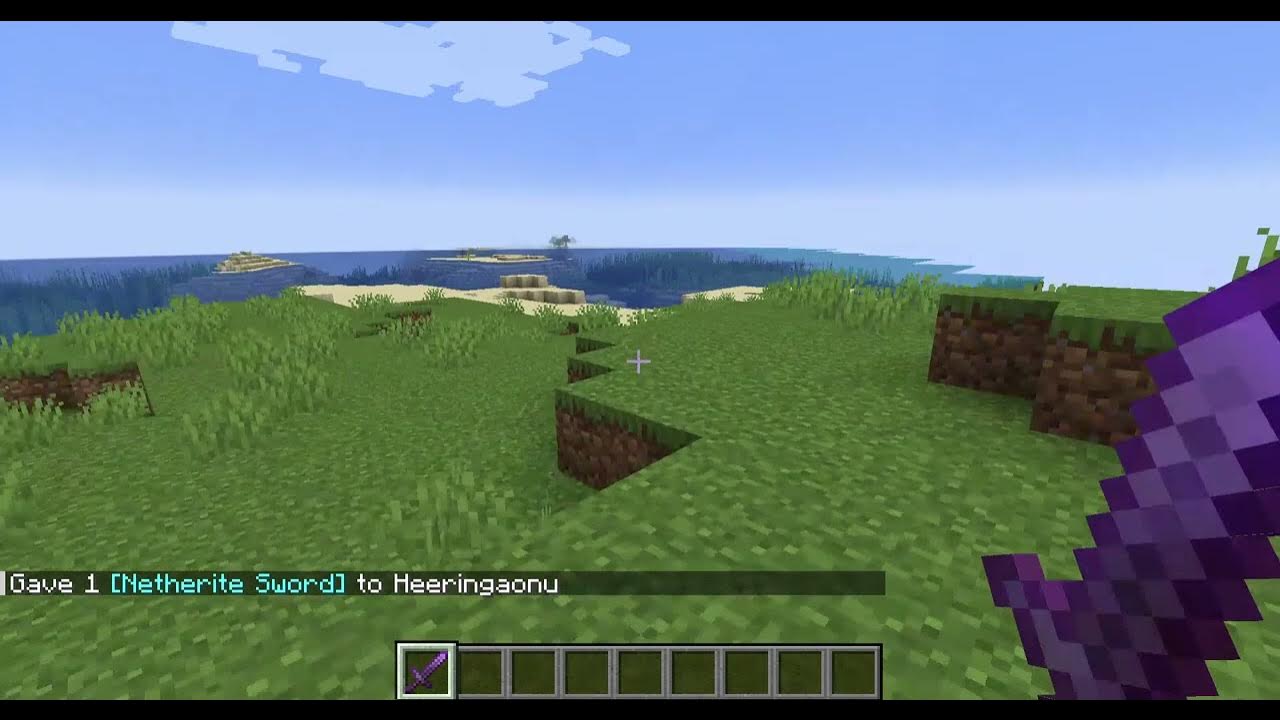 How to get sharpness level 1000 netherite sword in minecraft java 1.19. ...