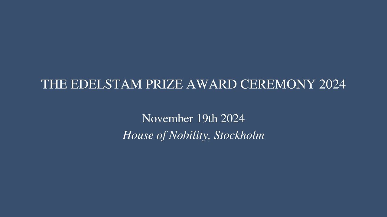 The Edelstam Prize Award Ceremony 2024 - YouTube
