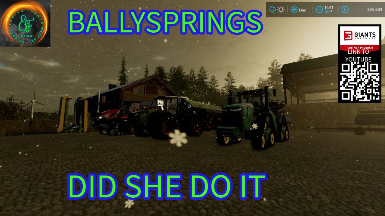 did she do it? plan|bally springs|farming simulator 22 - YouTube
