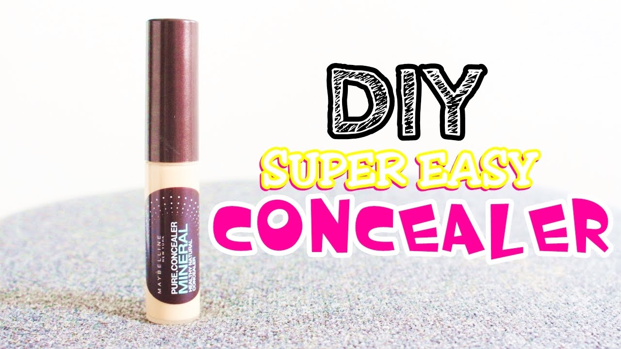 DIY Quick and Easy Concealer! (2 Products Only!) | DIYwithKIM - YouTube