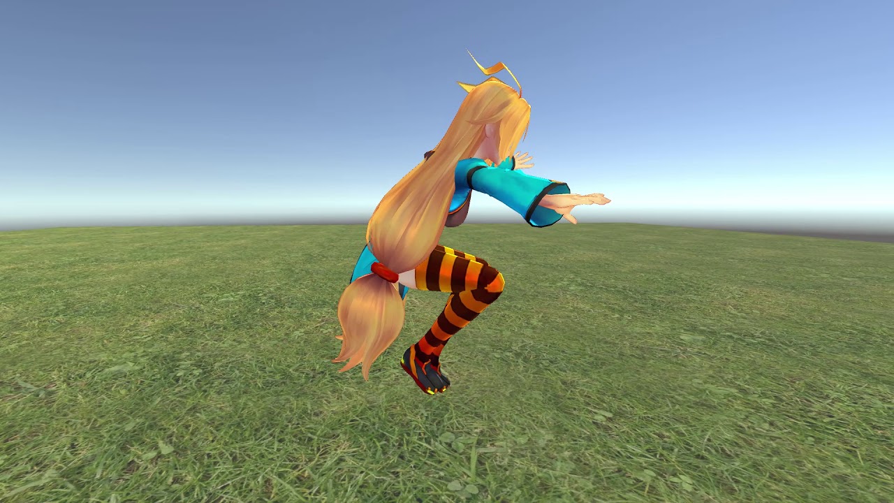 Unity (MMD/Unity-chan) - Simple AI Test - YouTube