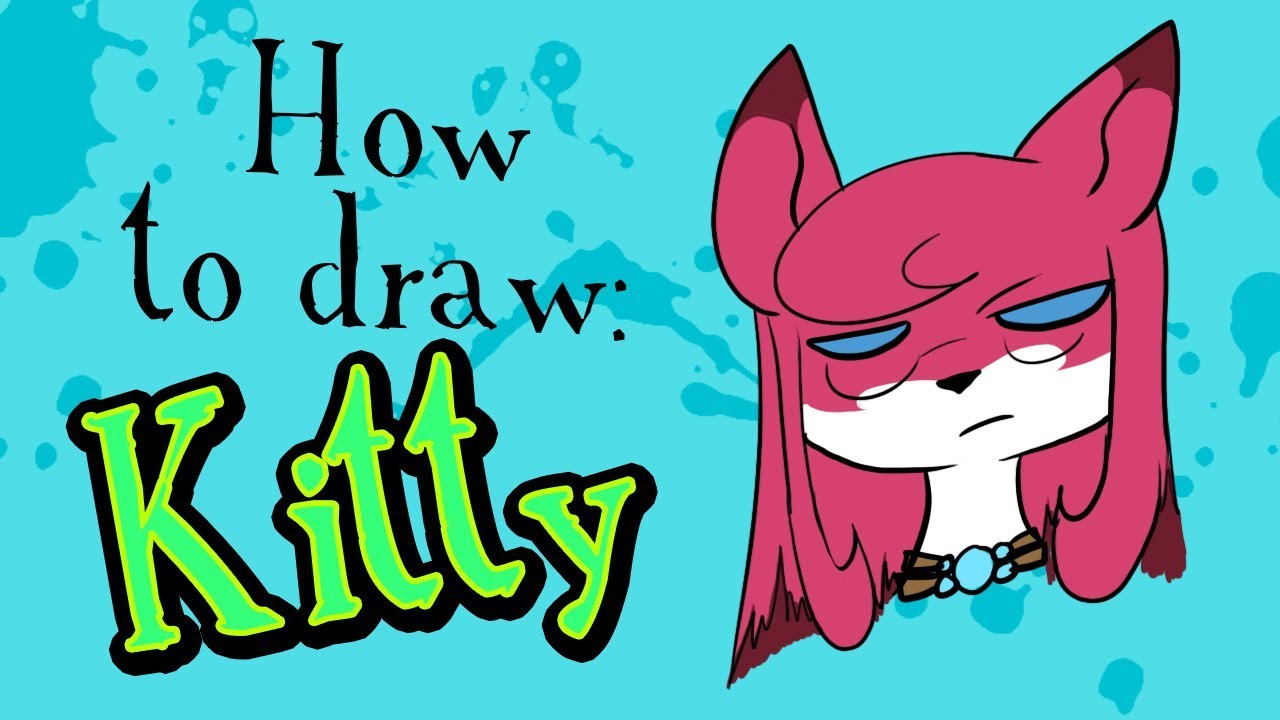 How To Draw Kitty - YouTube