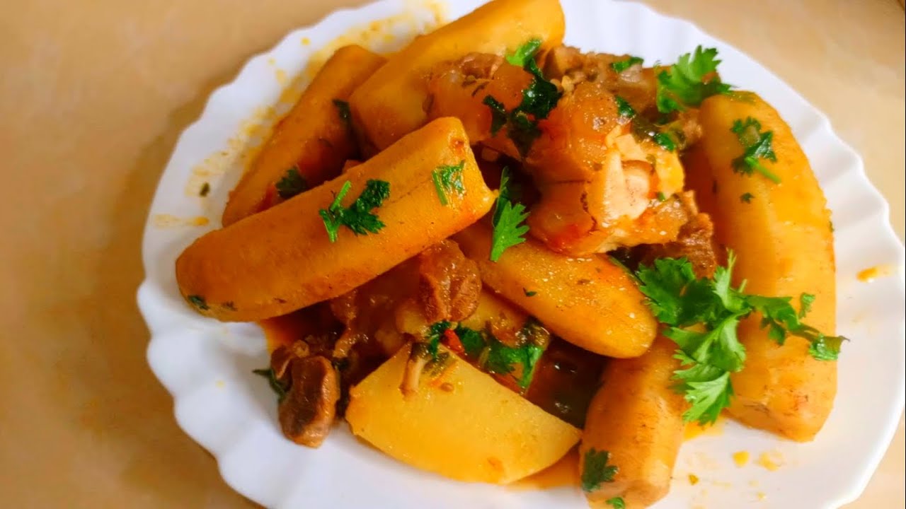 Tasty Matoke Recipe|| Kenyan Cuisine||African dishes|| Meat & Green ...