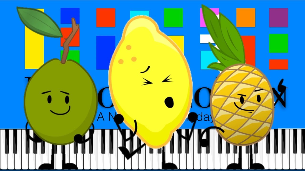 Inanimate Insanity II Spoiled Lemon - A Party Slow EASY Medium 4K Piano ...