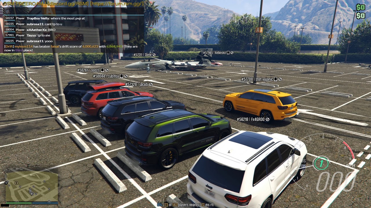 GTA V [PC] FiveM - Short Trackhawk Meet on RSM Freeroam - YouTube