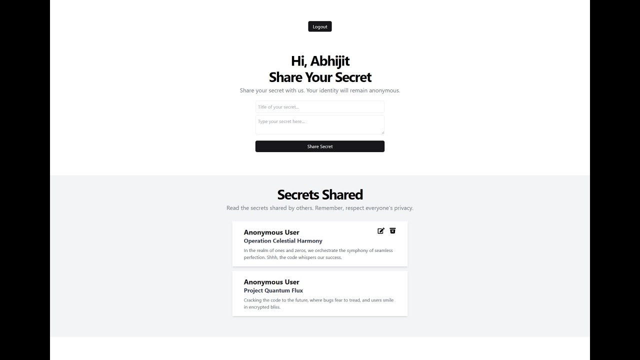 Affworld Internship Challenge: Revealing Secret Sphere - MERN Full Stack Demo - YouTube