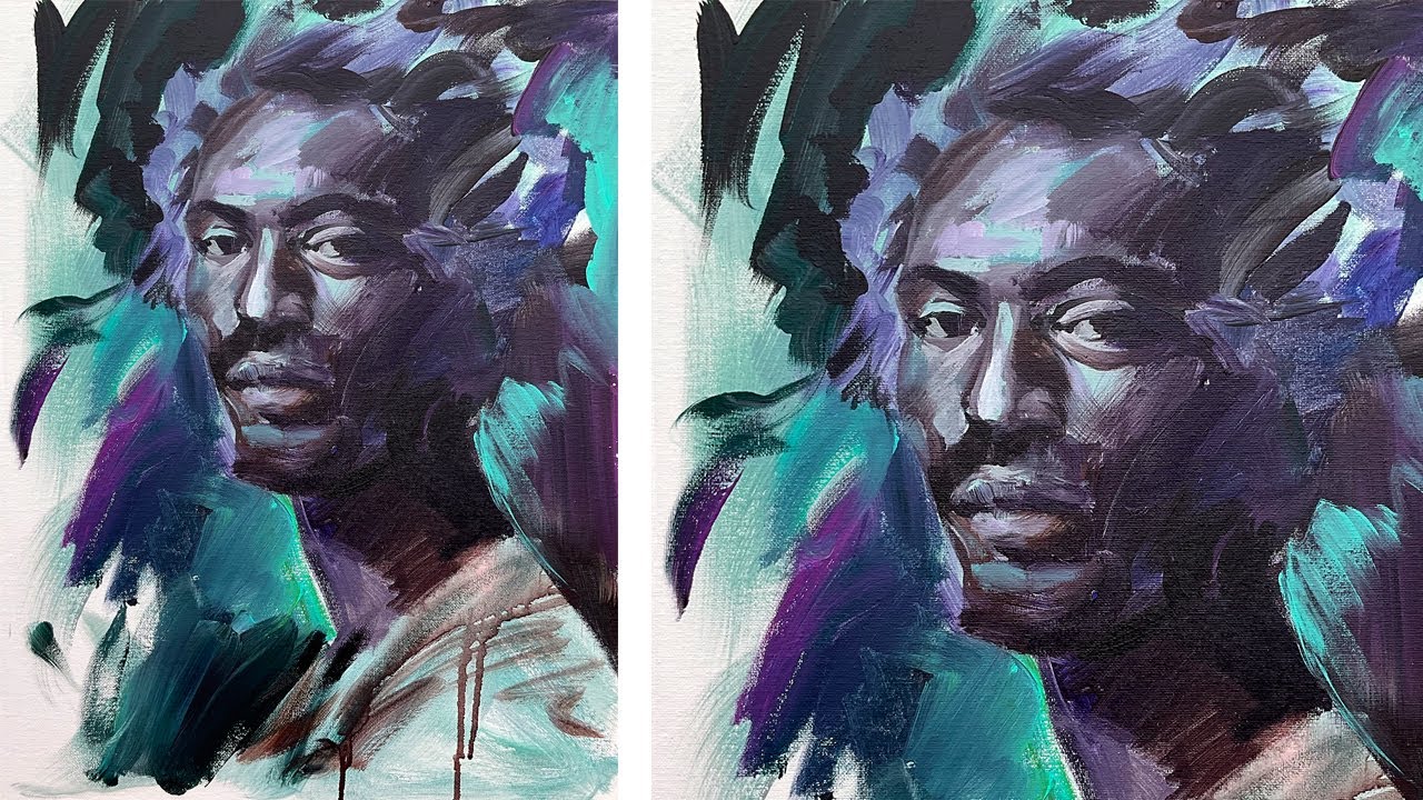 20 Minute Painting / Portrait # 19 / Reinier Gamboa #speedpainting ...