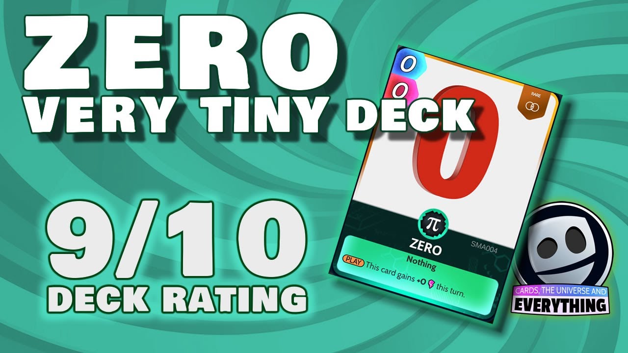 Zero Tiny Deck - Cards Universe & Everything - YouTube