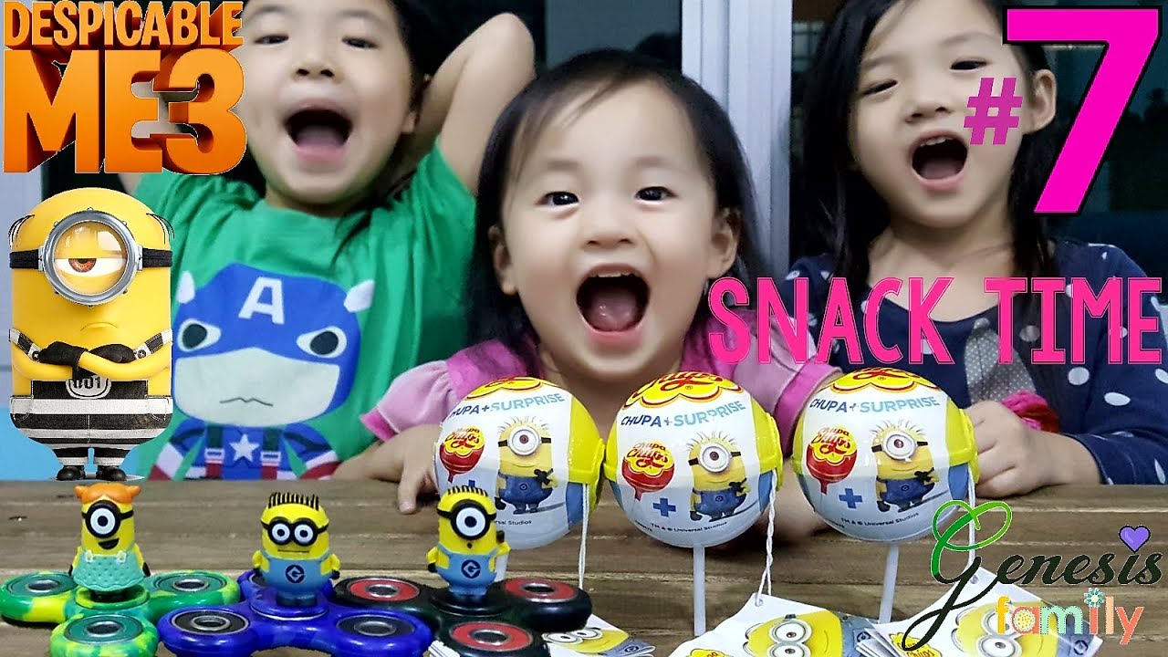 DESPICABLE ME 3 CANDY (ST2) SNACK TIME Chupa Chup LOLLIPOP GRU MINIONS ...