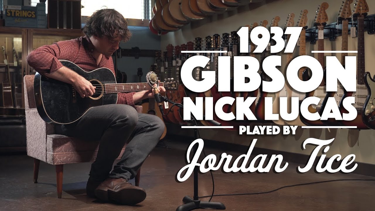 1937 Gibson Nick Lucas played by Jordan Tice - YouTube
