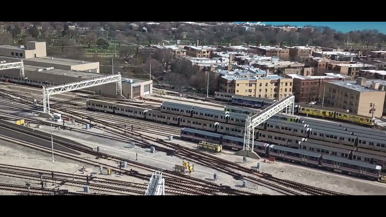 CTA Howard Rail Yard 3/29/2024 - YouTube