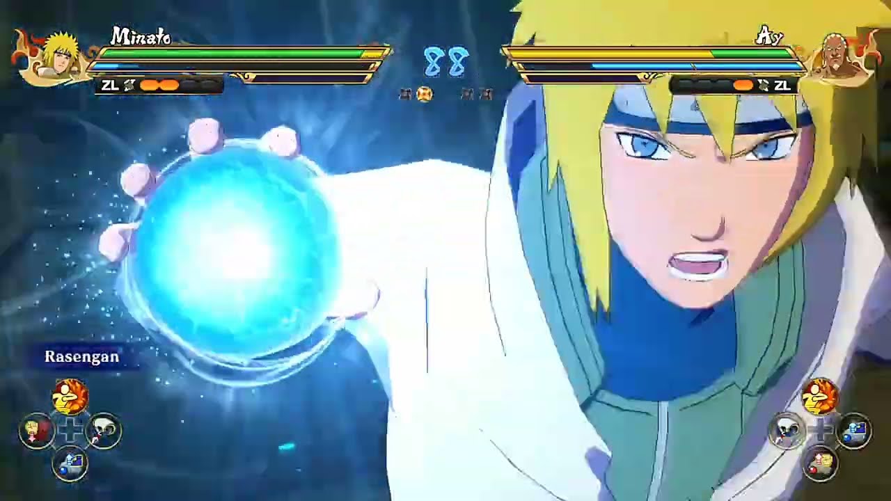 Minato Used The Flying Raijin on Raikage Ay / Naruto Ninja Storm ...