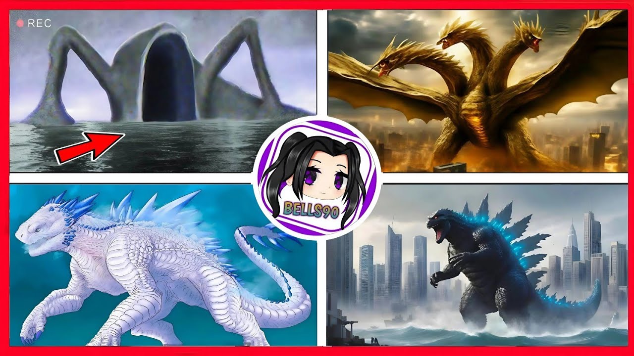 PENAMPAKAN SEA EATER, GODZILLA, KING GHIDORAH, INFECTED SKY DAN SHIMO ...