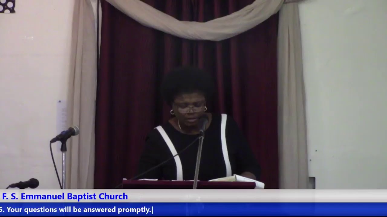 Emmanuel Baptist Church - God and His People Emmanuel Baptist Church ...