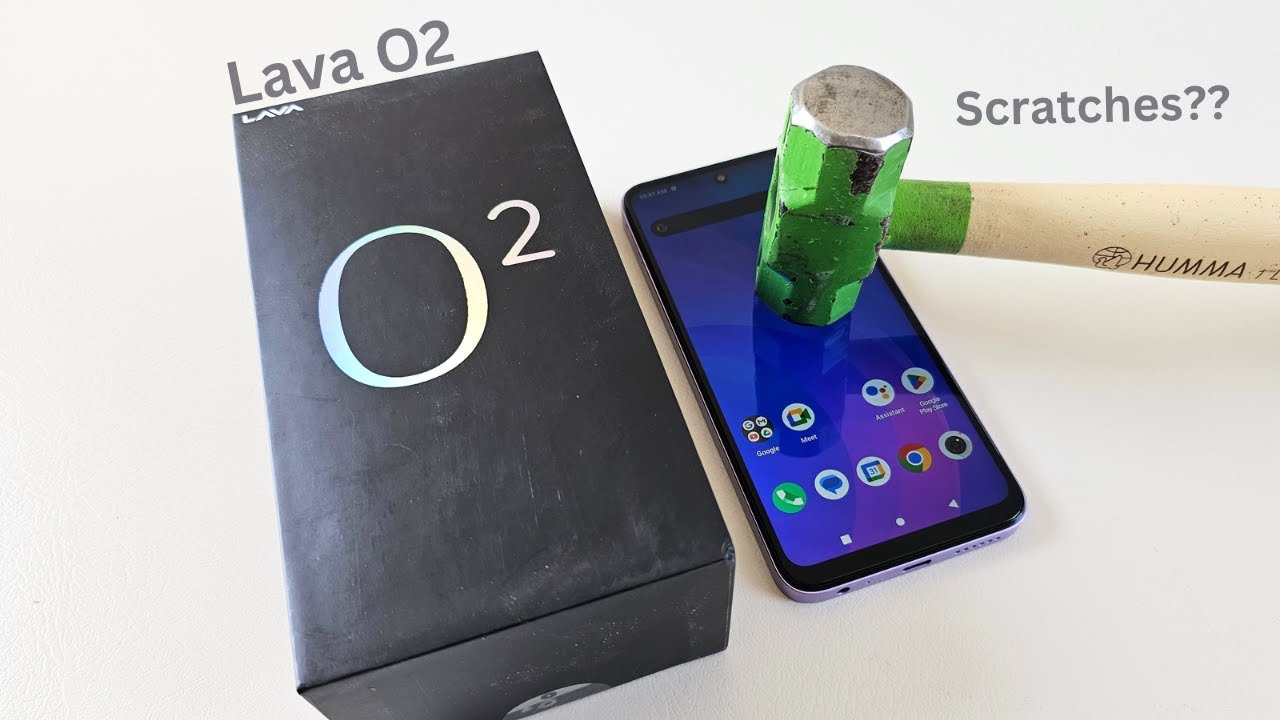 Lava O2 Screen Scratch Test - YouTube