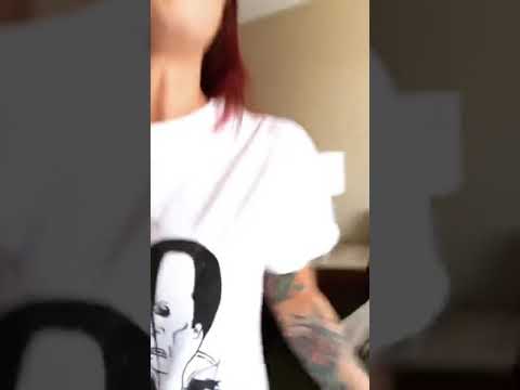 Lana Lea in trouble smoking.