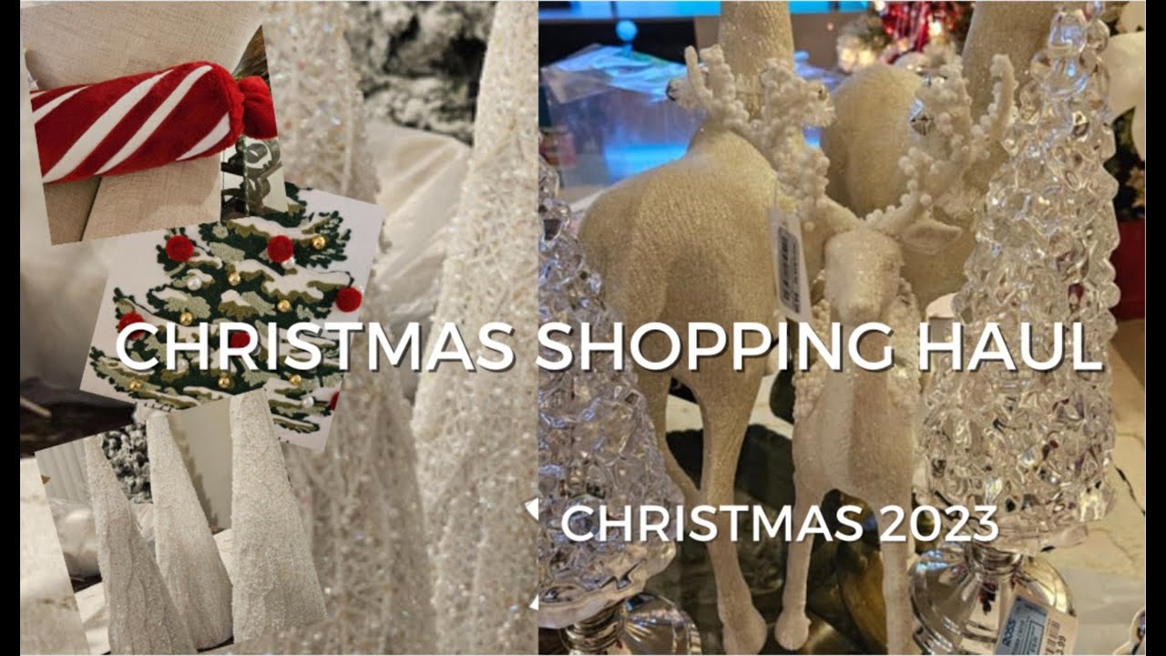 SHOPPING HAUL /CHRISTMAS DECORATIONS - YouTube
