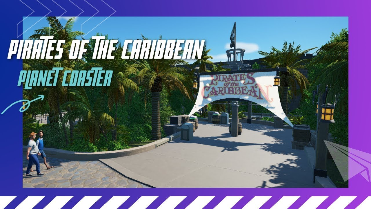 Pirates of the Caribbean Ride - Planet Coaster - YouTube