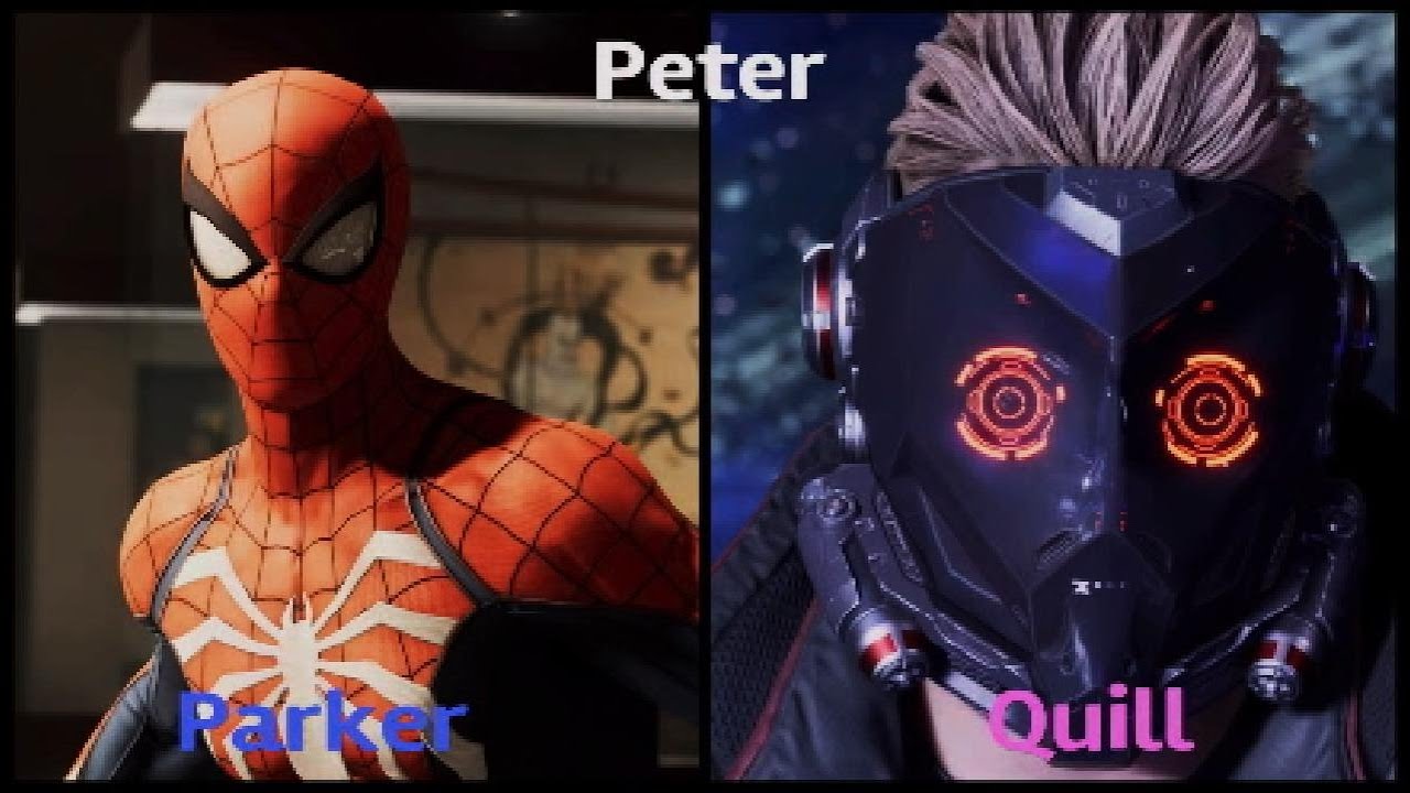 Peter Parker talks to Peter Quill - YouTube