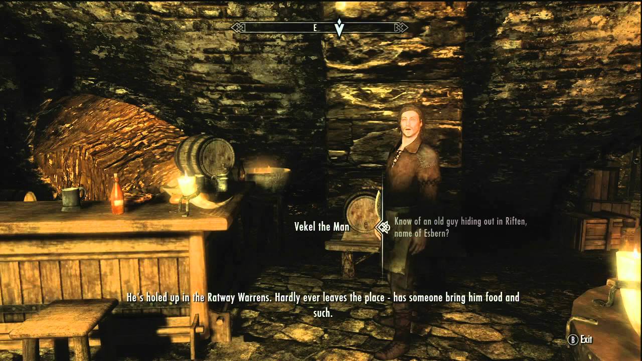 The Elder Scrolls V Skyrim HD Walkthrough Episode 234-Esbern The Hermit ...