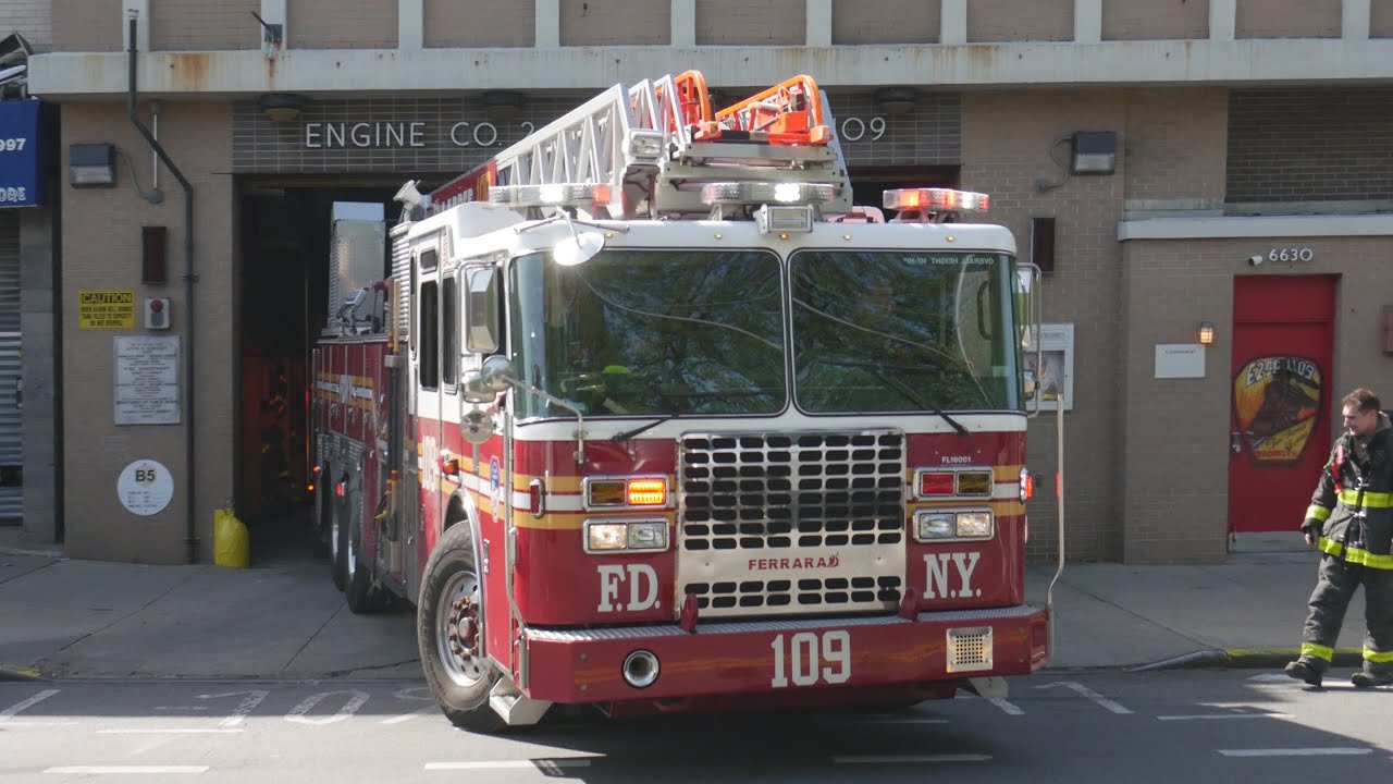 **Rare Tone** 2nd Due Odor of Gas for FDNY Ladder 109 5/27/23 - YouTube
