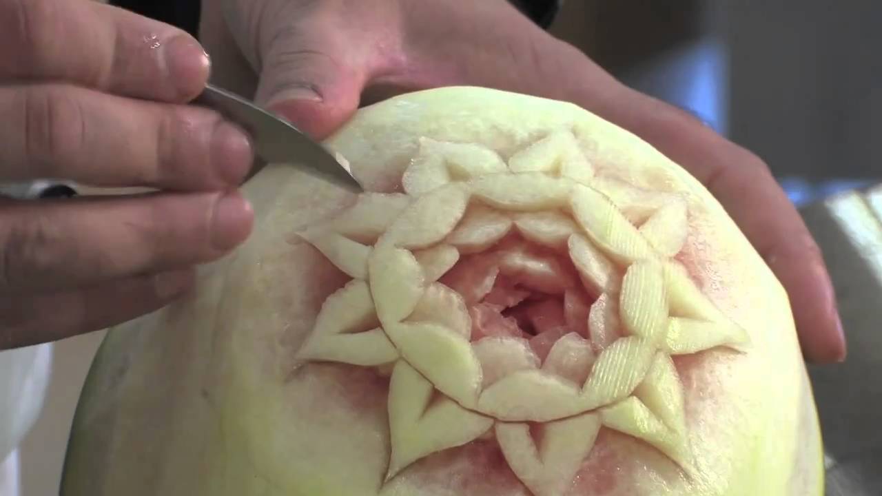 Fruit Bytes with Sandeep Pandey - Carved Watermelons - YouTube