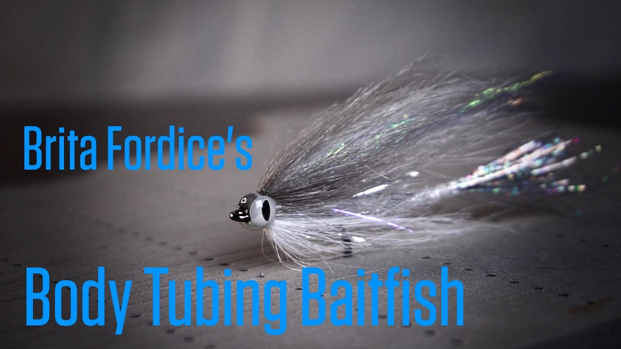 Fly Tying Tutorial: Brita Fordice's Body Tubing Baitfish - YouTube