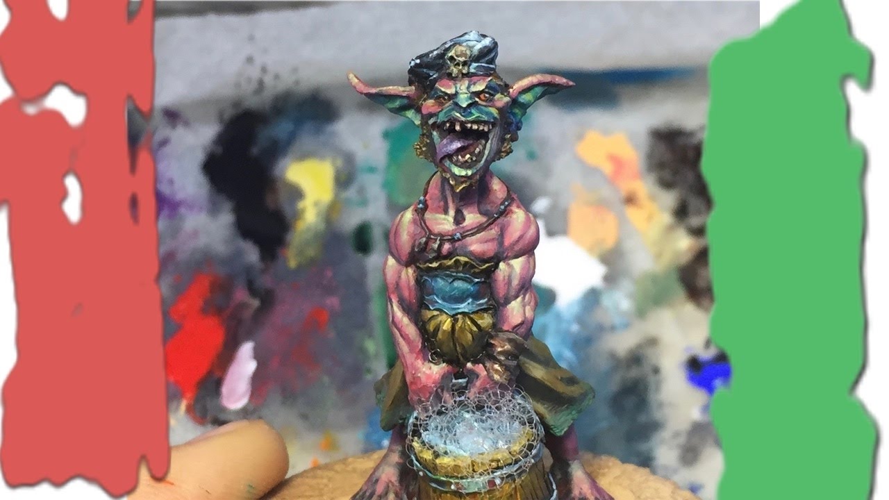 How To Paint an Orc Scale 32mm - YouTube