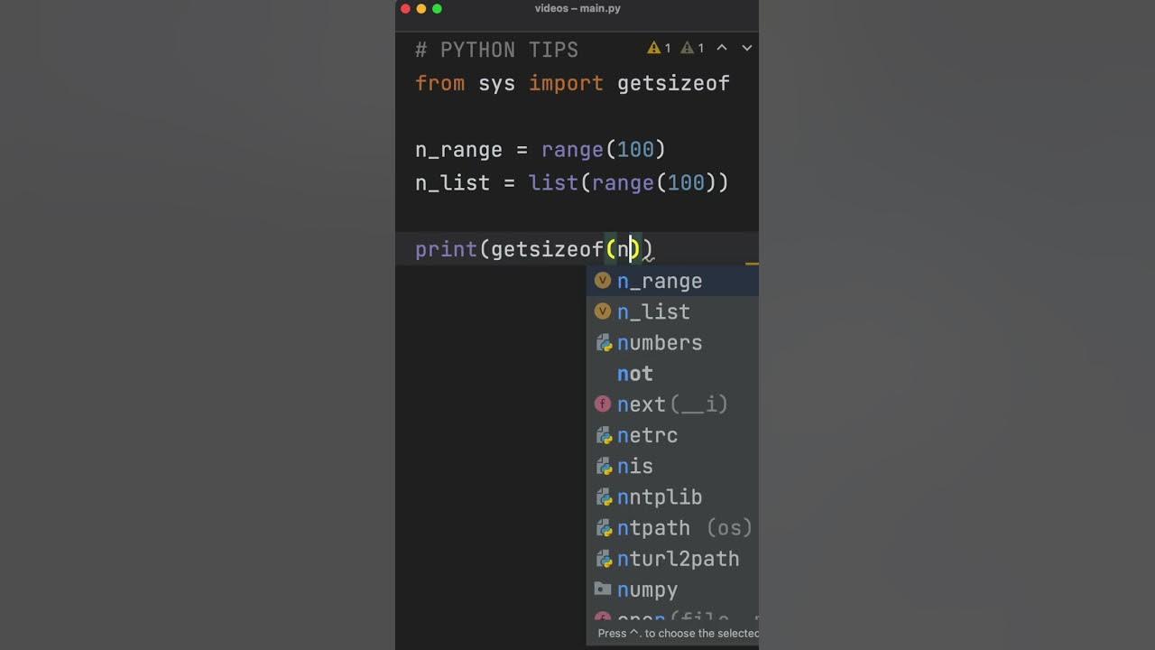 Are Your Variables In Python Memory Efficient 🧠Youtube