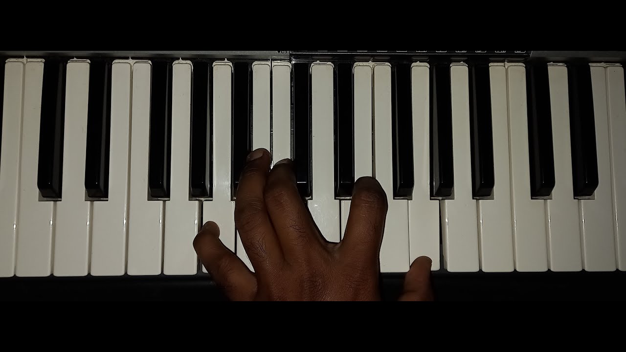 How to play "Amin7" chord in Piano? - YouTube