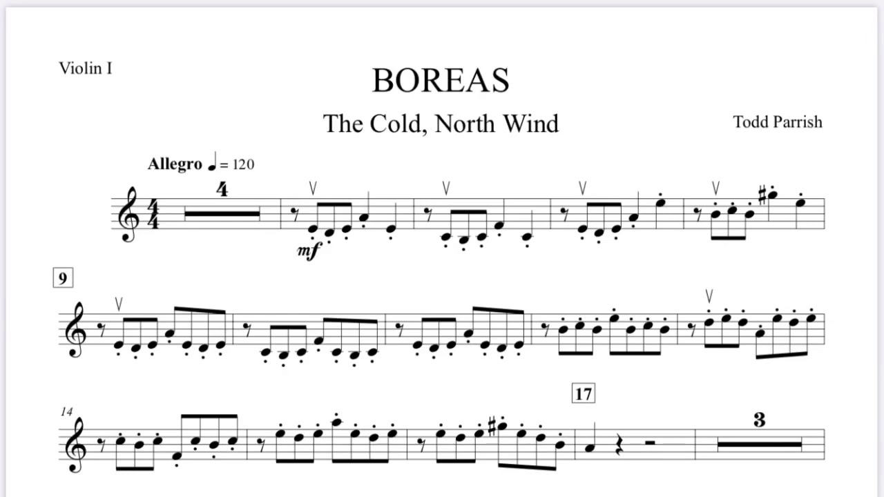Boreas. Violín 1. 5-48 - YouTube