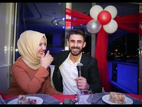 Evlilik teklifi Lazerle sürpriz evlilik teklifi