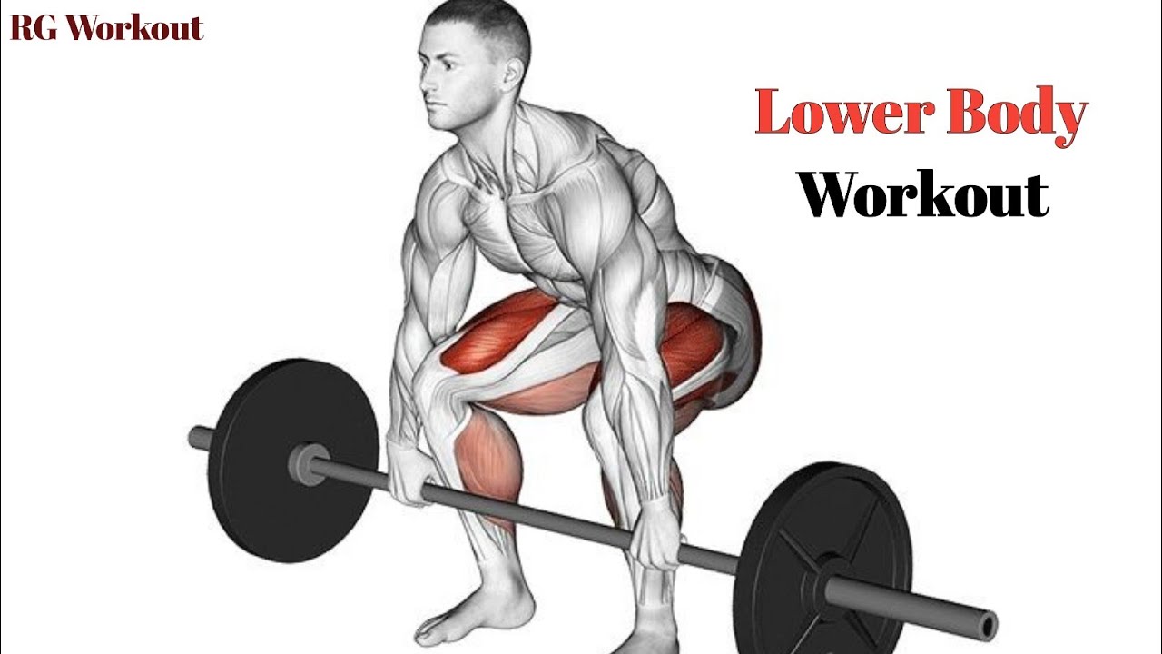 Lower Body Workout || At Gym only 8 exercise 💪 - YouTube