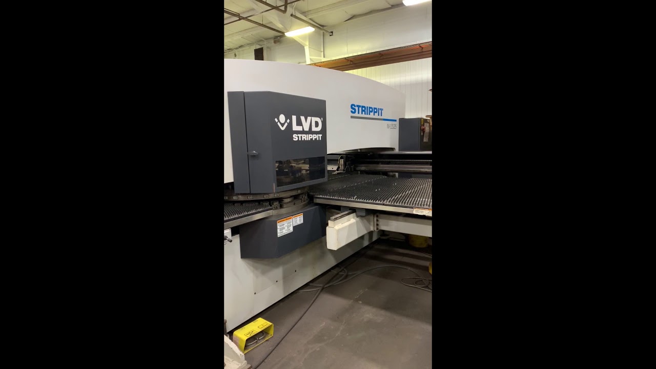 Used LVD M 1525 Turret Punch Press - YouTube