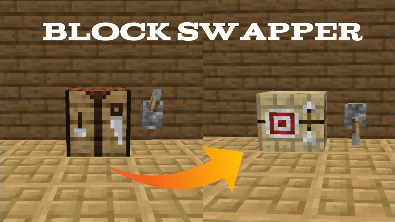 Minecraft redstone block Swapper! | Laddu Gamer25 - YouTube