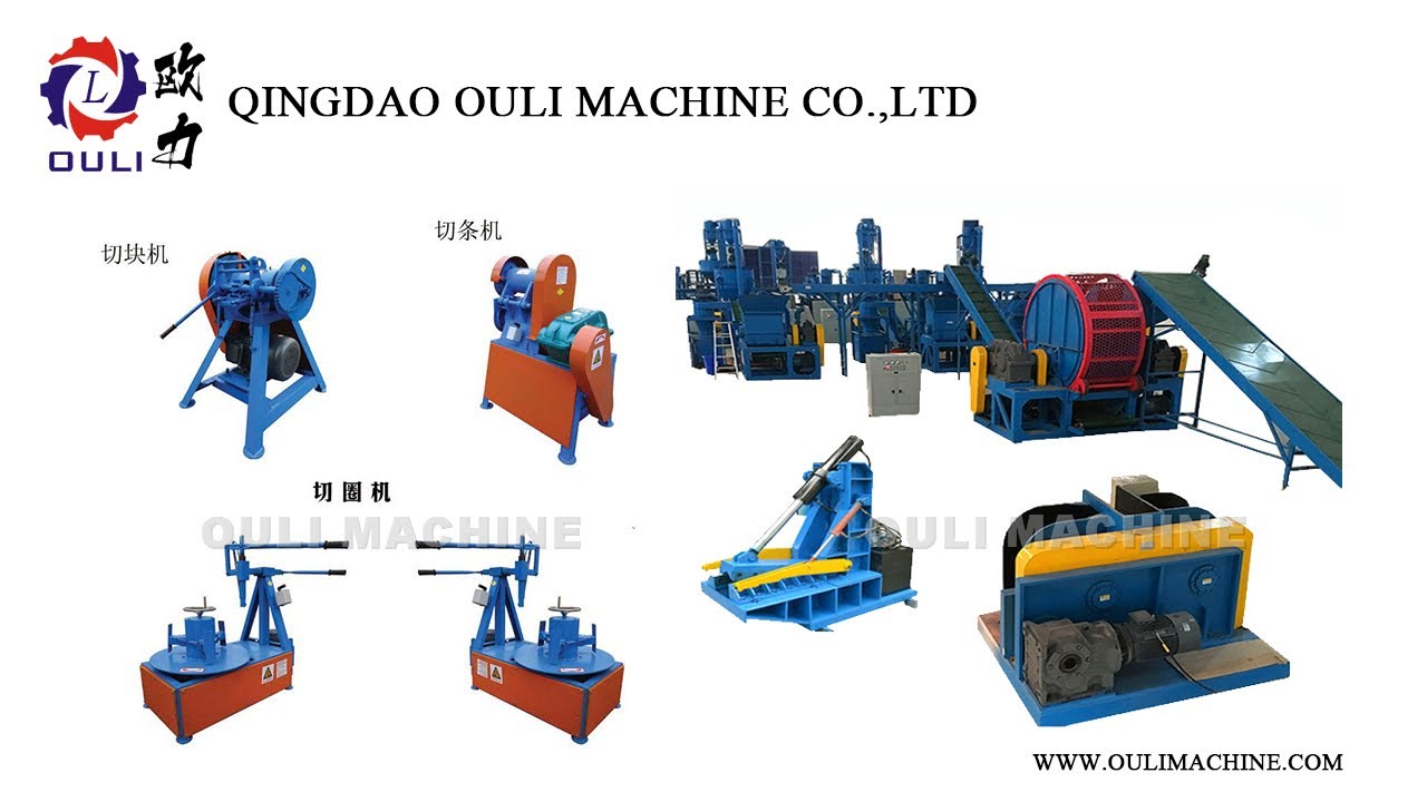 Automatic Waste tire recycling machines & Rubber tiles Mat Floor ...