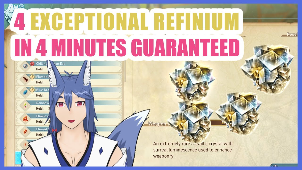 BEST GRINDING QUEST FOR EXCEPTIONAL REFINIUM IN GRANBLUE FANTASY RELINK ...