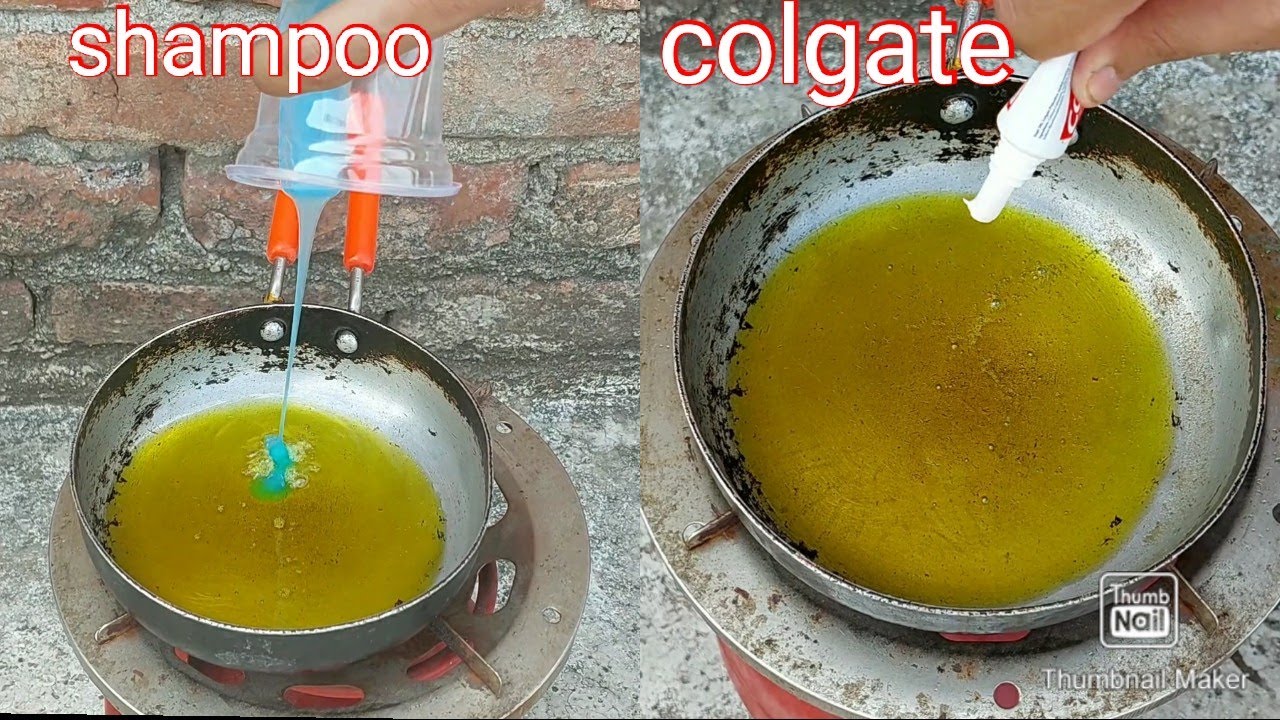boiling colgate & shampoo in hot oil | फिर जो हुआ हमने सपने में भी नहीं ...