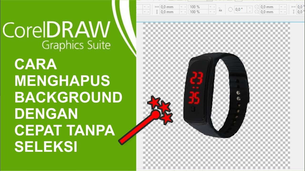 GANTI BACKGROUND FOTO DENGAN CEPAT DI CORELDRAW - MAGIC WAND MASK - YouTube