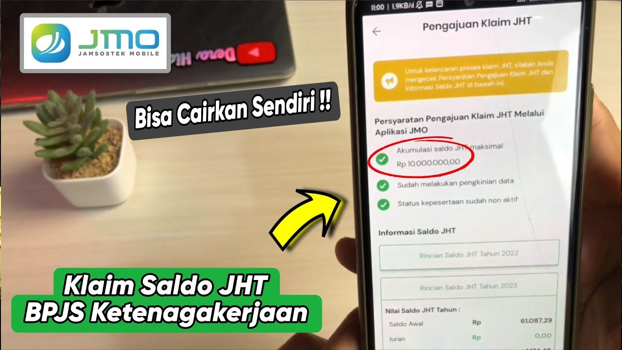 Cara Cairkan Saldo BPJS Ketenagakerjaan Online | JMO Mobile - YouTube
