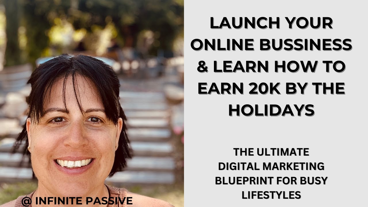 Launch your online business & learn how to earn 20k by the holidays ...