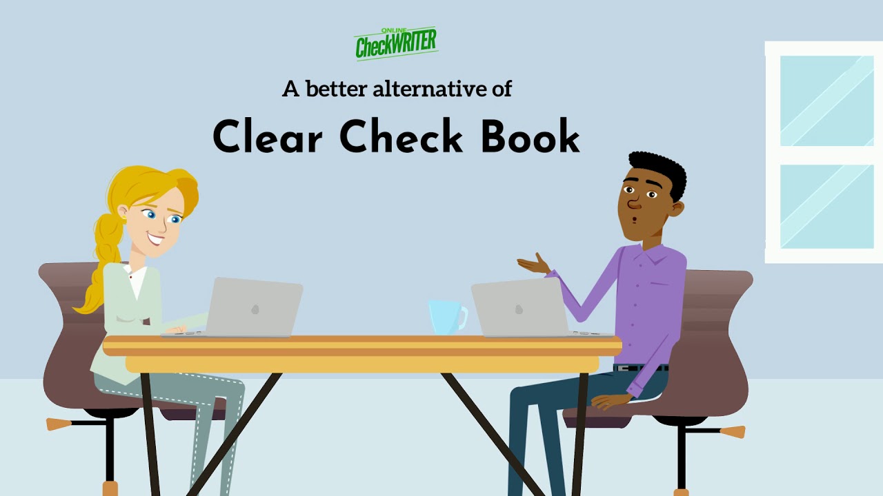 Clear Check Book - Create and print checks online on-demand. - YouTube