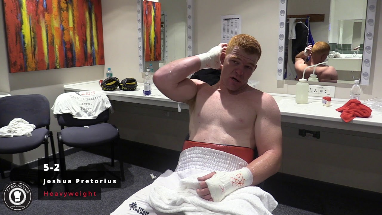 Joshua Pretorius - Post Fight - "There's a few fights we want, go look ...