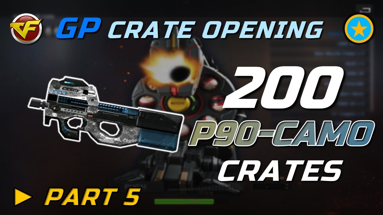 CrossFire WE - Opening GP Crates For P90-Camo (Part 5) - YouTube